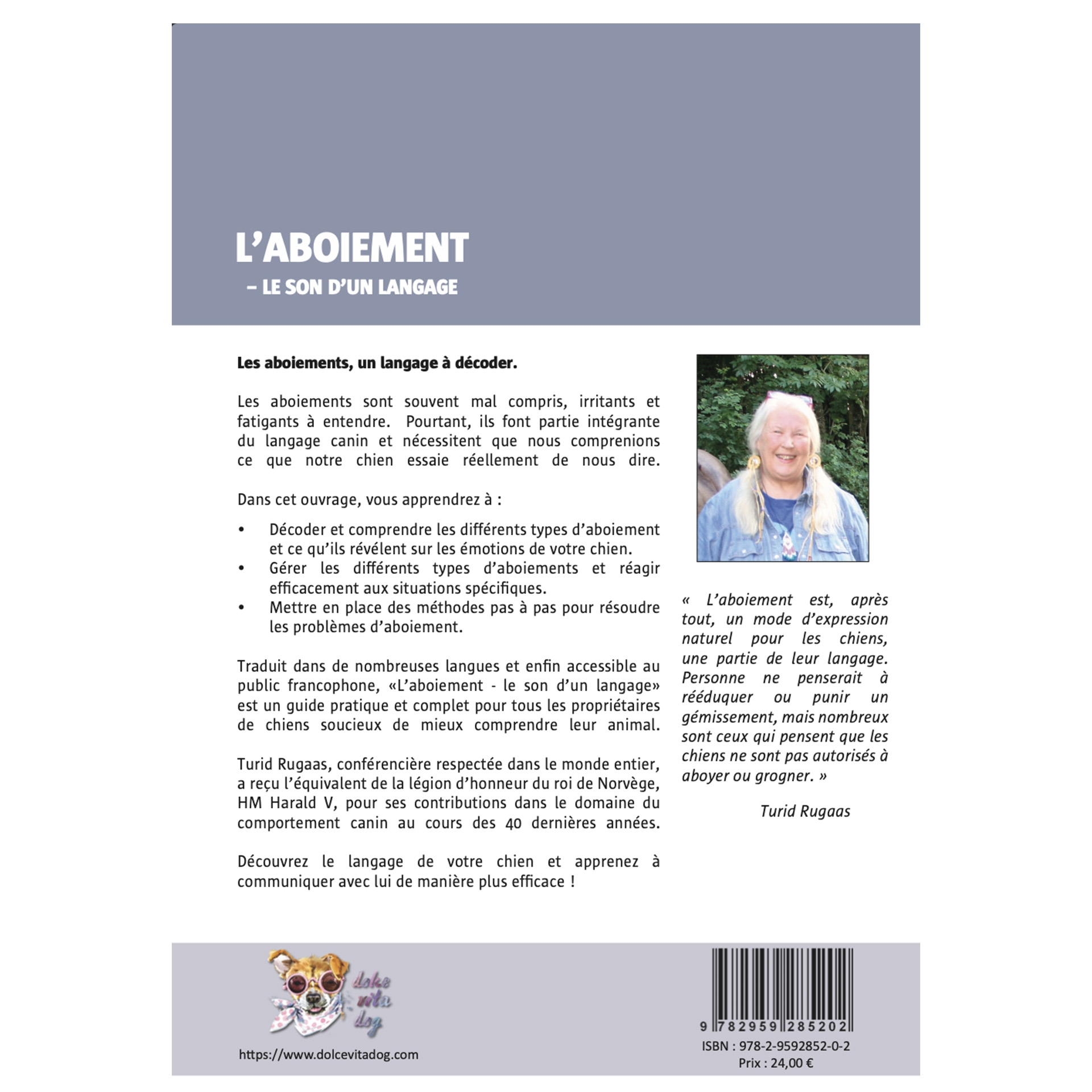 L'aboiement, le son d'un langage - Turid Rugaas | DolceVitaDog